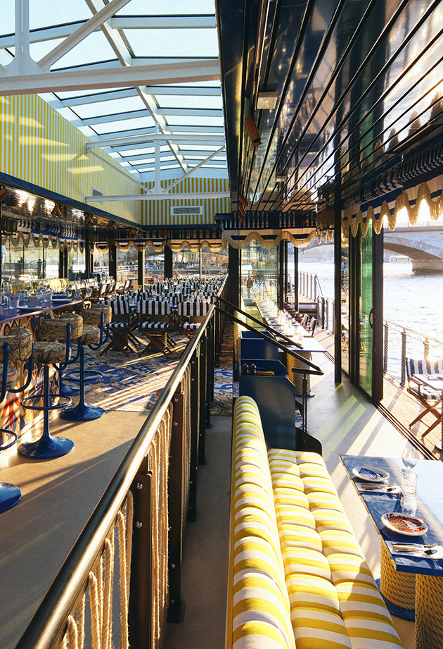 Riviera Fuga : Restaurant péniche à Paris